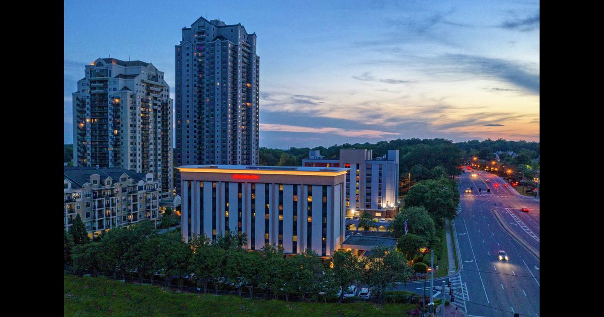 Hampton Inn Atlanta-Perimeter Center em Atlanta, os Estados Unidos, a ...