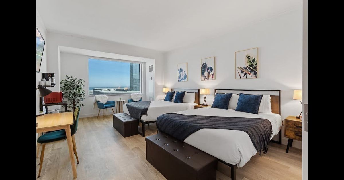 Beachfront Double Queen Hotel Cozysuite in Atlantic City, the United ...