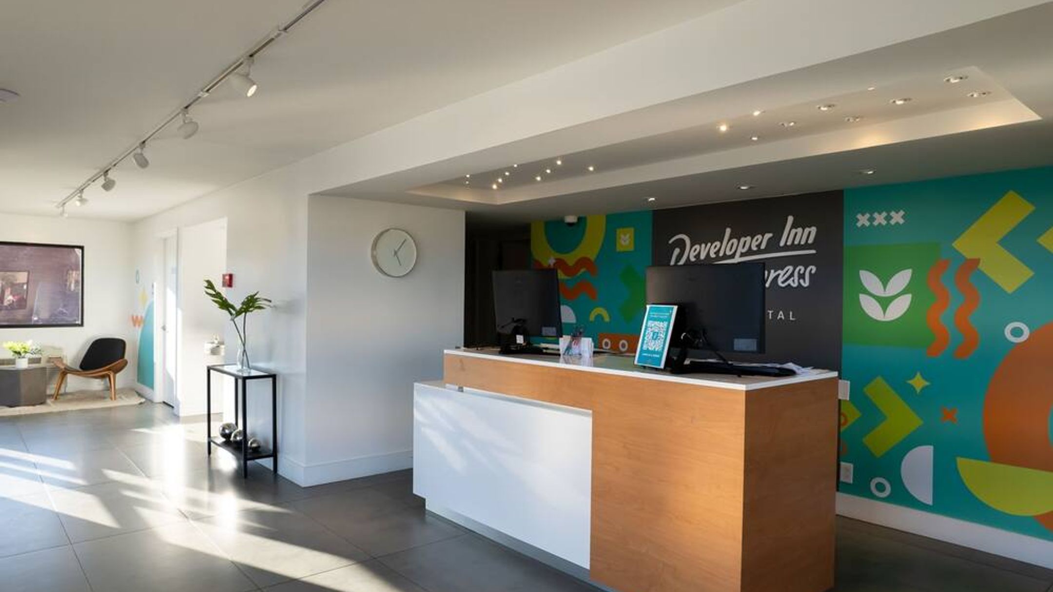 Impeccably cozy hotel room Developer Inn Express in Kissimmee, the ...