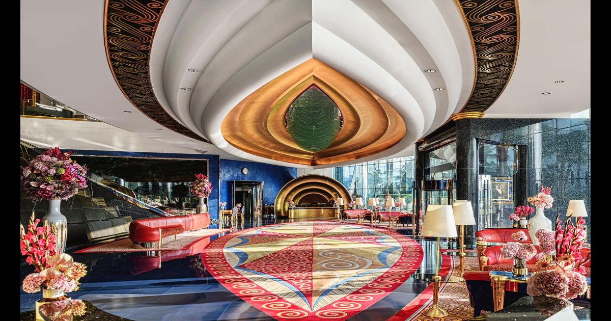 Jumeirah Burj Al Arab Dubai in Dubai, in den Vereinigten Arabischen ...