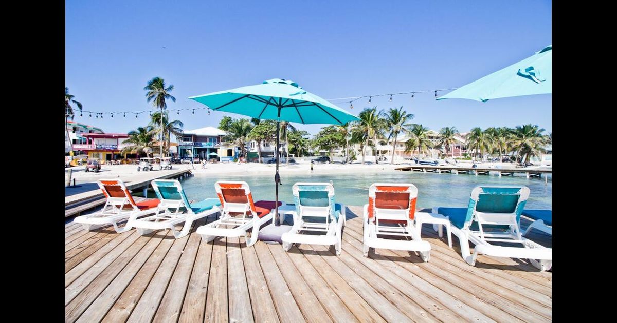 Sandbar Beachfront Hostel & Restaurant in San Pedro Town, Belize from ...